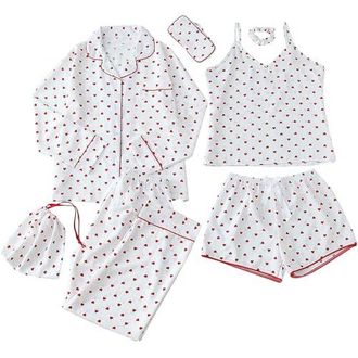 Generic Tenues da&eacute;roport 2026 pour femmes - Tenue 2 pi&egrave;ces - Pull court &agrave; manches longues - Pantalon de surv&ecirc;tement &agrave; jambe large - Ensemble de voyage dautomn