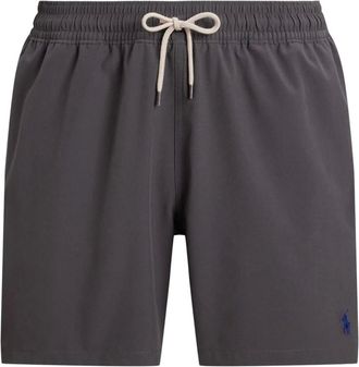 Polo Ralph Lauren Homme, Maillots de bain, Gris, Taille: XL Traveler Mid Trunk