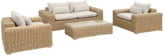 Sweeek Gartenloungeset XXL f&uuml;r 4 Personen - GUBBIO