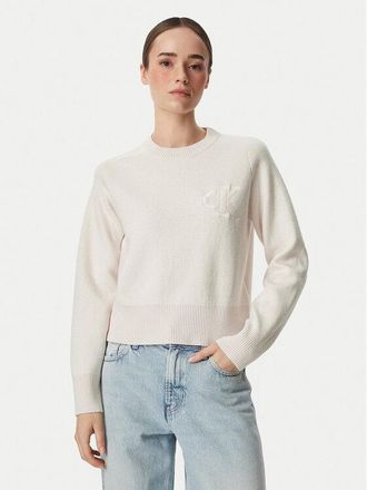 Calvin Klein Jeans Pullover LV047H320G Hellrosa Regular Fit