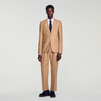 Sandro Veste de costume en laine