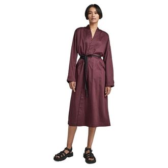 G-Star G-Star Damen Wrap Kleid, Purpur (vineyard wine D22159-D197-D303), L