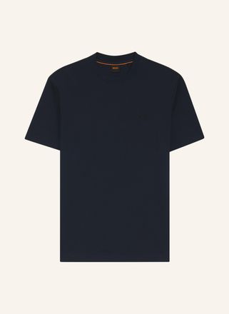 HUGO BOSS T-Shirt Te_Interlock Regular Fit blau