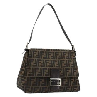 Fendi Pre-owned Sac bandouli&egrave;re vintage en toile Zucca - Femme - Pre-owned - Brun - Taille: ONE Size