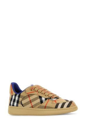 Burberry Womens Embroidered Canvas Terrance Sneakers Sandipcheck