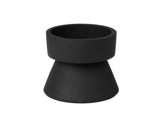 Broste Copenhagen Anker Leuchter, schwarz, 7cm