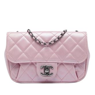 Chanel Pre-owned Vintage Quilted Crossbody Bag - - Pre-owned - Damen - Rosa - ONE SIZE
