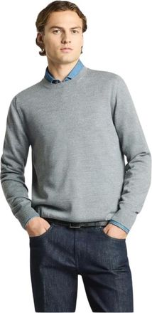 Fay Pull &agrave; col rond - Homme - Pulls - Gris - Taille: 3XL