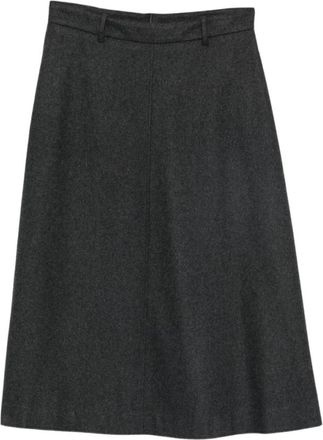 Nine In The Morning Ausgestellter Midirock - - Skirts - Damen - Grau - W29