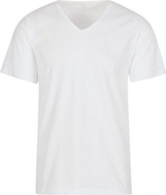 Trigema T-Shirt TRIGEMA T Shirt aus Biobaumwolle mit V-Ausschnitt (1-tlg)