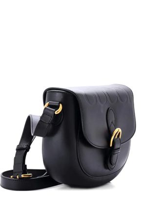 Gucci Charisma Flap Embossed Leather shoulder bag - Noir