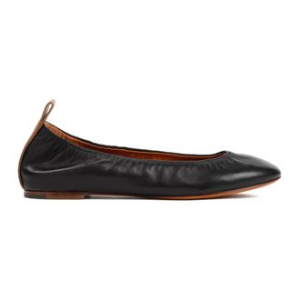 Lanvin Ballerina aus Leder - - Shoes - Damen - Schwarzk - 37 EU