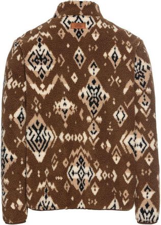 Camel Active Strickjacke Fleecejacke mit Stehkragen