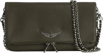 Zadig&Voltaire Femme, Sacs, Vert, Taille: ONE Size Rock Clutch