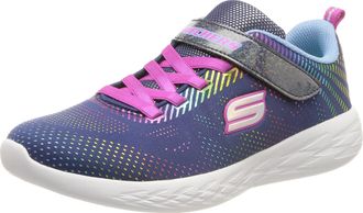 Skechers M&auml;dchen Go Run 600 Shimmer Speeder Sneaker, Navy, 29 EU