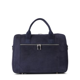 TR HANDSCHUHE WIEN Laptop-Tasche aus Veloursleder