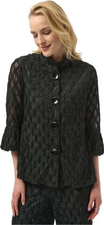 Joseph Ribkoff Femme, Blouses et Chemises, Noir, Taille: 46 FR Veste LDS