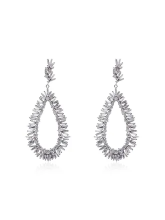 Suzanne Kalan Ohrringe mit Diamanten - Weiß