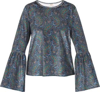 Usha Bluse Frauen blau mehrfarbig