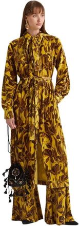 Maliparmi Maliparmi, Femme, Robes, Jaune, Taille: 38 FR Lilys Ballet Dress