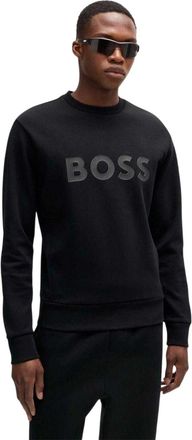 HUGO BOSS Sweatshirt f&uuml;r Herren, Rundhalsausschnitt (Schwarz)