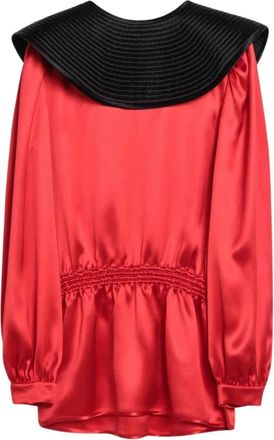 Valentino Garavani Femme, Blouses et Chemises, Rouge, Taille: 38 FR Top Girocollo
