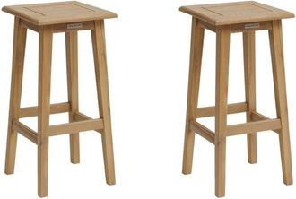 Hesperide Hesperide - Lot de 2 tabourets hauts de jardin Tiwi en acacia