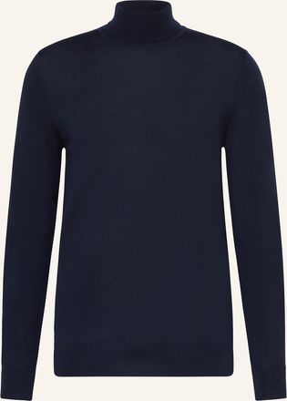 Profuomo Profuomo Rollkragenpullover Aus Merinowolle blau