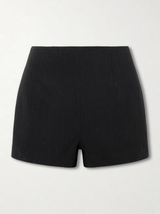 Veronica de Piante Short En Cr&ecirc;pe Luisa - Noir