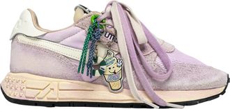 Autry Low-Top Sneaker - Low-Top Sneakers With Panel Design And Logo Accent - Gr. 37 (EU) - in Rosa - f&uuml;r Damen