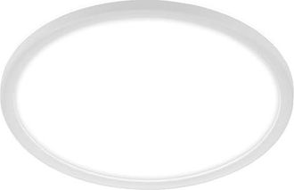 Briloner LED Deckenlampe Bad mit indirektem Licht, flach, neutralwei&szlig;e Lichtfarbe, Deckenleuchte, LED Panel, Badlampe, Badezimmerlampe, K&uuml;chenlampe, Feuchtraum