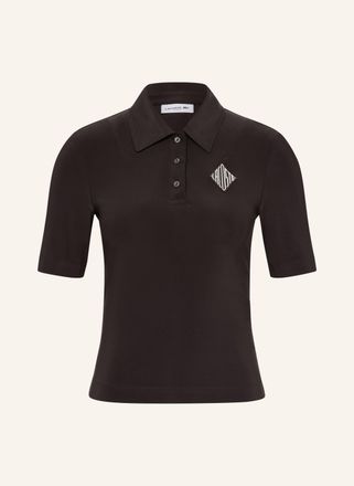 Lacoste Jersey-Poloshirt braun