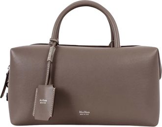 Max Mara Femme, Sacs, Beige, Taille: ONE Size Sac Port&eacute; Main Moyen