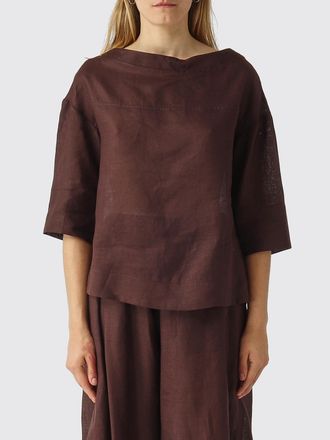 Meimeij Top Femme couleur Caf&eacute;