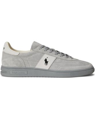 Ralph Lauren Runner Sneaker Bedford aus Veloursleder mit Pony-Stickerei in