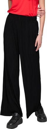 QS by s.Oliver Damen 2147727 Hose mit Plisseefalten, Black 9999, 40