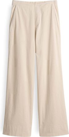 OPUS Damen Wide Leg Pants | MILENI Cargo Wide Leg Jogpants aus Cord Soft Cream, 36
