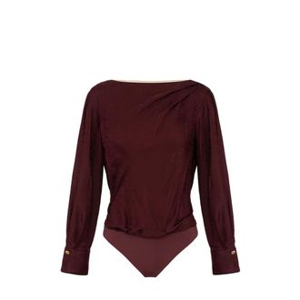 Elisabetta Franchi Multicolor Stylish Shirt - - Tops - Damen - Rot - M