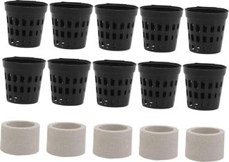 Amosfun Wasserpflanzen Befestigungsring 15 St&uuml;ck Mit 5 Biokeramik Atemringen Und 10 Pflanzbechern F&uuml;r Aquarien Bodendekoration Wasserbest&auml;ndig Langlebig