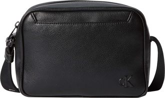 Calvin Klein Herren Strap Camera Bag Lv04d3129g Crossover, Black (Black/White Webbing)
