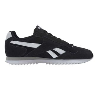 Reebok Royal Glide Wellenf&ouml;rmig Sneaker f&uuml;r Herren, Wildleder (Schwarz/Wei&szlig;)