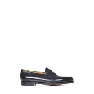 John Lobb Schwarze Loafer Schuhe Eleganter Stil - - Shoes - Herren - Schwarzk - 40 EU