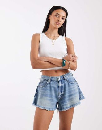 Free People Sparks Fly - Short en jean - Bleu prairie
