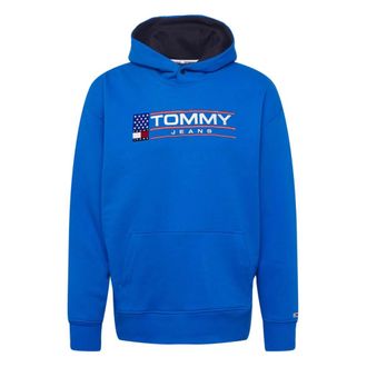 Tommy Jeans Hoodie - - Sweatshirts & Hoodies - Herren - Blau - M