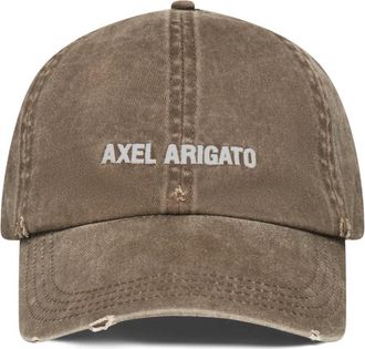 Axel Arigato AA Logo Cap - - Accessories - unisex - Braun - ONE SIZE