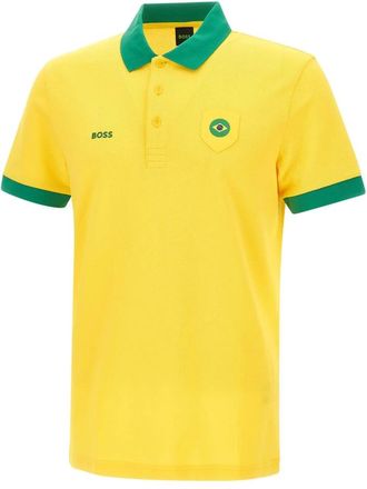 HUGO BOSS Homme, Tops, Jaune, Taille: L Paddy Polo
