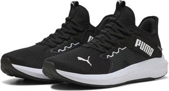 Puma SOFTRIDE ENZO 5 Slip TECH Stra&szlig;enlaufschuh, Unisex, Schwarz, Wei&szlig;, Schwarz, 4.5 UK
