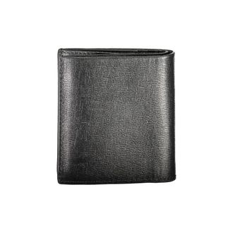 Calvin Klein Saffiano Leather Wallet - Black