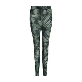 In Front IN Front - Leggings en Mesh Vert avec Joli Motif - Femme - Pantalons - Vert - Taille: 38 FR