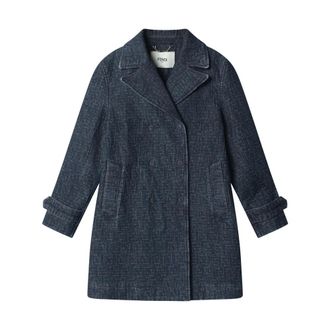 Fendi Damen, M&auml;ntel, Blau, XSGr&ouml;&szlig;e